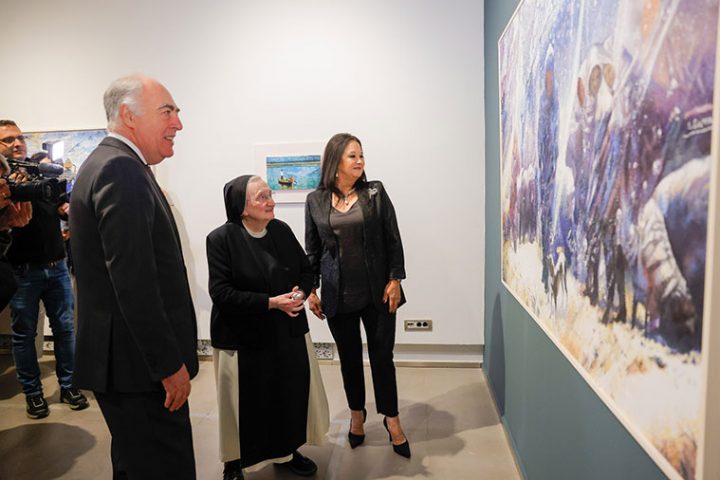 Isabel Guerra incorpora una nueva obra a su muestra en el Museo Goya